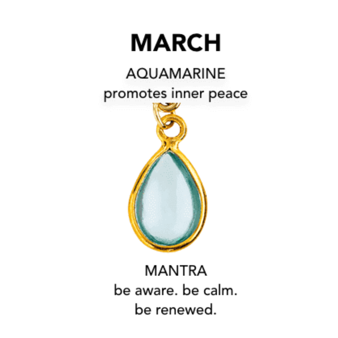 March Birthstone: Aquamarine – Mala and Mantra